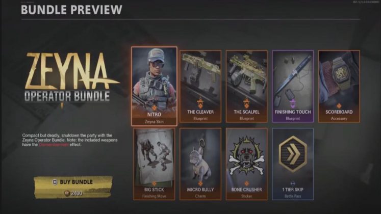 COD Black Ops Cold War: ecco i nuovi bundle su Warzone